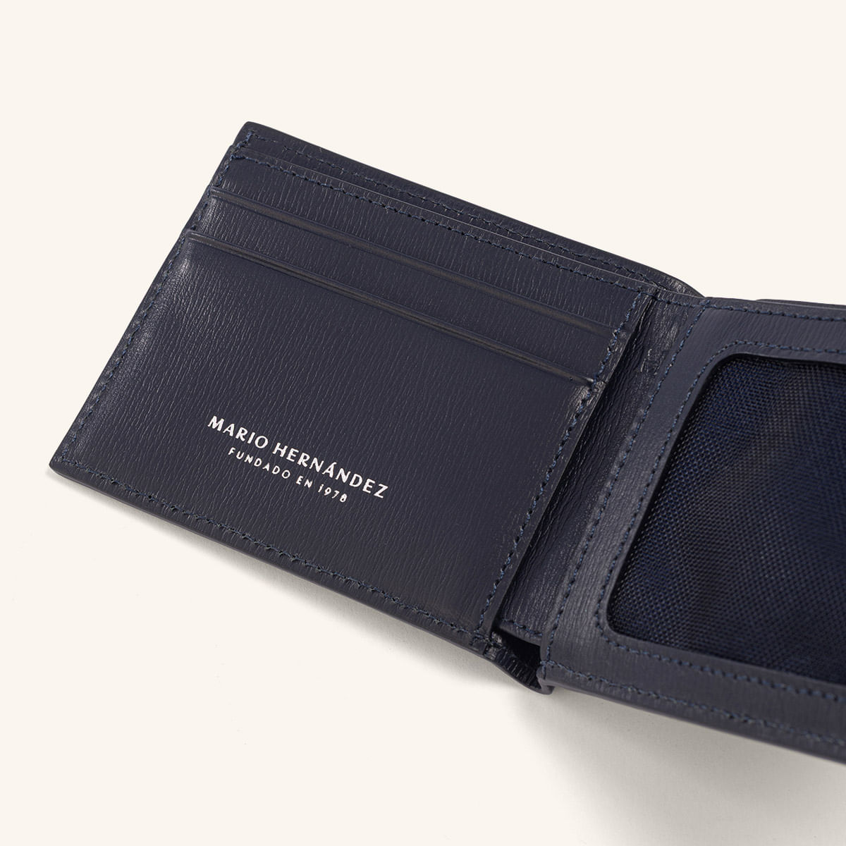 Billetera Slim Azul Royal - Mario Hernández